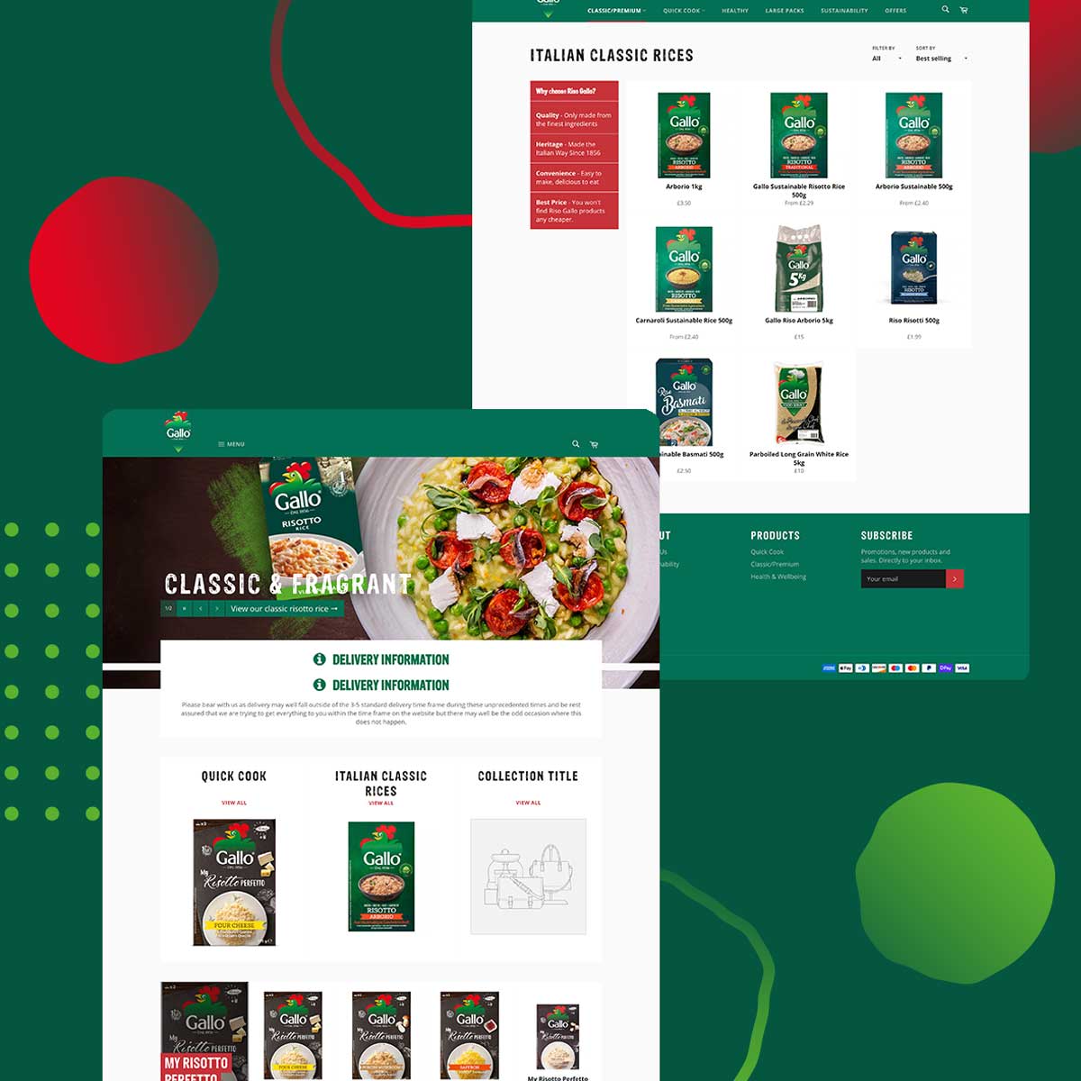 Riso Gallo Website Case Study | Maratopia Digital Agency
